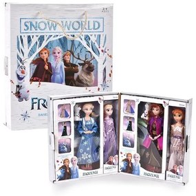 Panenky z Frozen Ledového království 4 ks Balení: s krabicí