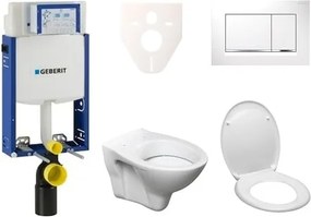 Cenově zvýhodněný závěsný WC set Geberit k zazdění + WC Ceramia S-Line Pro 110.302.00.5ND5