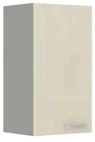 Horní skříňka závěsná Multiline 40 G-72 F, Barva: šedá / šedý lesk