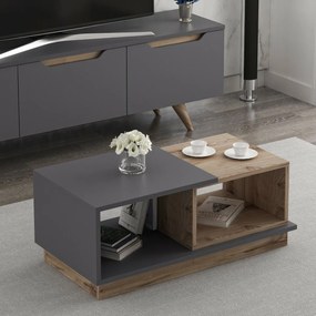 Konferenční stolek Concept Anthracite and Oak