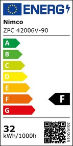 Nimco Černé LED zrcadlo 1200x650 s dotykovým senzorem - ZPC 42006V-90