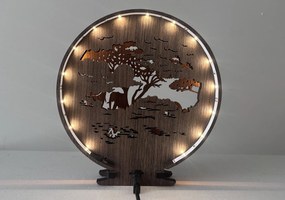 Li-Go "Sloni" lampa 20x22 cm provedení povrchu: dub světlý