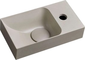 Sapho Small - Umývátko, 31x17 cm, bez přepadu, otvor pro baterii vpravo, písková PK30514