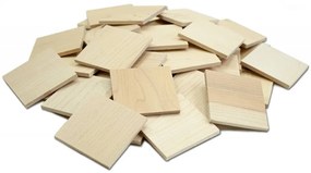 JAVOR 50, jednotlivé kusy 50 x 50 mm (0,0025 m²) nebo samolepící panel 300 x 300 mm (0,09 m²) - dřevěná mozaika 3D 2 mm Broušený - olejovaný