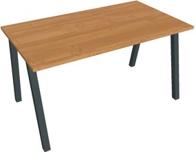 Kancelářský stůl jednací Hobis UJA 1400, deskaakát, černá černá