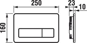 Závěsné WC + prkénko LYRA + tlačítko DUAL + podomítkový modul + podložka