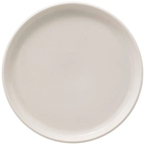 Bílý porcelánový talíř NORA, Ø 21 cm