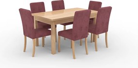 ADRK Furniture Sada stůl s židlemi RODOS 81 SE-ROD-81-CG