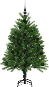 Vánoční stromeček s 150 LED diodami s stojanem Zelená 120 cm PE 3396310
