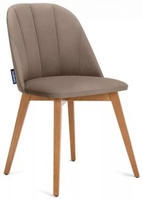 Konsimo Sp. z o.o. Sp. k. Jídelní židle RIFO 86x48 cm béžová/světlý dub KO0085