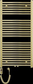 Mexen Ares, elektrické topné těleso 1200x600 mm + topná tyč 600 W, zlatá lesklá, W102-1200-600-2600-50