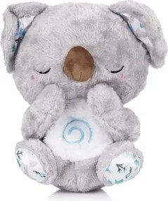 CHIPOLINO Plyšová dýchající hračka s hudbou Koala White,Grey