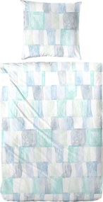 XXXLutz POVLEČENÍ, perkál, modrá, tmavě žlutá, 135/200 cm - Online Only povlečení - 005695008301