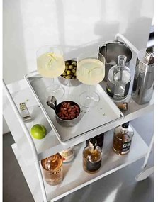 Zone Denmark Barový stolek na kolečkách A-Cocktail Black