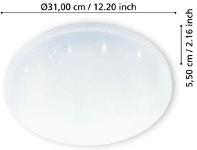 Eglo 900363 - LED Koupelnové stropní svítidlo FRANIA LED/18W/230V IP44
