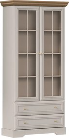 KORA s | vitrína KRW2 | 88 cm | kašmír/dub mavelia
