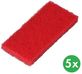Pady na drhnutí podlah a povrchů, 25 x 11,2 cm, střední tvrdost (5 ks)