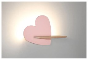 Růžové dětské svítidlo Heart – Candellux Lighting