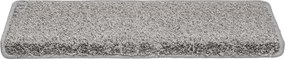 Schodové rohože 20 ks 65 x 21 x 4 cm šedé s obdélníkovým okrajem 3365851