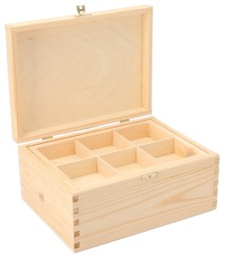 ČistéDřevo Dřevěná krabička s organizérem