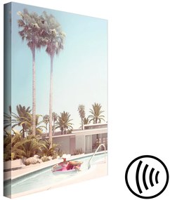 Obraz Palmy - prázdninová relaxace u bazénu uprostřed slunečné přírody