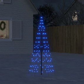 Vánoční stromek na stožár 200 modrých LED diod 180 cm