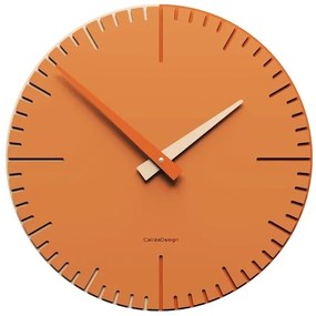 Designové hodiny 10-025 CalleaDesign Exacto 36cm (více barevných variant) Barva čokoládová-69 - RAL8017
