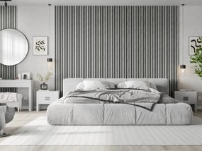 Mexen Lam-F, akustické stěnové lamely 275 × 31,5 cm, filc 6 mm, dub ledový, S105-275317-2812-061