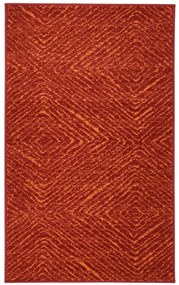 Alfa Carpets, Kusový koberec Ethno terra, 80x150, oranžová, ložnice