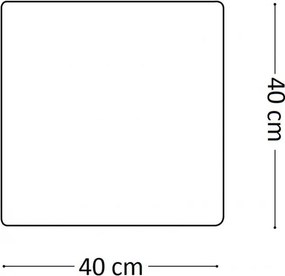ILUX 191584 Venkovní stojací lampa Ideal Lux Luna PT1 D40 191584 bílá 40cm - IDEALLUX