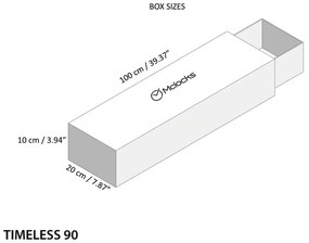 Mclocks Designové nástěnné hodiny TM917 Timeless 90cm