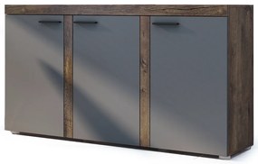Obývací stěna Rumba + komoda 3F | 270 cm + 148,8 cm | lefkas/grafit