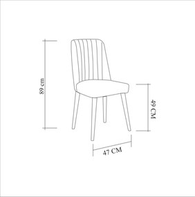 Jídelní set Vina 5D borovice atlantská/béžová