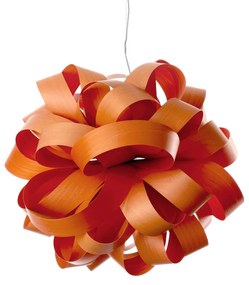 LZF Agatha Ball závěsné světlo, 84x80cm, oranžová