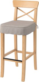 Sedák na židli IKEA Ingolf - barová barva béžová látka pletený vzor