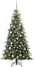 Umělý Skládací Vánoční Strom s stojanem Zelená 180 cm PE a PVC 3397421