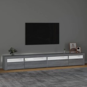 TV skříňka s LED osvětlením šedá sonoma 270 x 35 x 40 cm 3152752