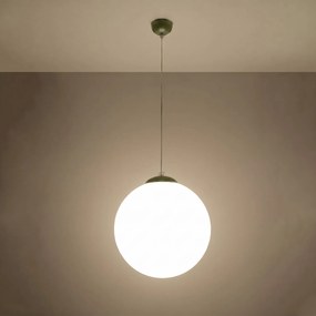 Sollux Lighting Závěsné svítidlo UGO 40 olivově zelené