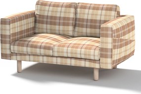 Potah na pohovku IKEA Norsborg 2-místná barva béžová látka pletený vzor, vzorované