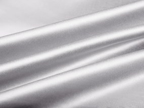 Biante Saténový obdélníkový ubrus polyesterový Satén LUX-034 Světle stříbrný 120x180 cm