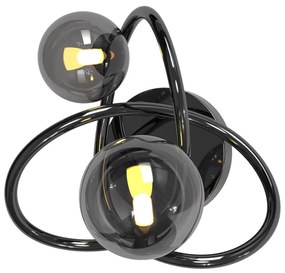Wofi | Wofi 4014-205 - LED Nástěnné svítidlo NANCY 2xG9/3,5W/230V černý chrom | W3943