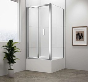 Polysan Deep - Sprchový kout 100x75 cm, L/P varianta, čiré sklo/chrom MD1910MD3116