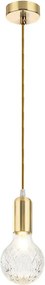Toolight - závěsná lampa Retro Gold G9 APP649-1CP, zlatá, OSW-08160