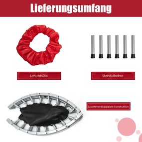 Costway Φ97 cm Mini trampolína Fitness trampolína Skládací dětská trampolína
