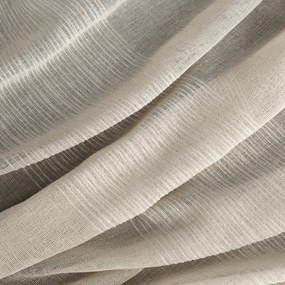 ZÁVĚS NA KROUŽCÍCH MARGARET 140X250 CM BÉŽOVÁ