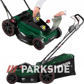 Akumulátorová Sekačka Parkside Prma 40-Li D2 40 V 50 L 40 CM