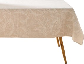 Obdélníkový ubrus LORENZA, 140 x 240 cm, efekt lnu
