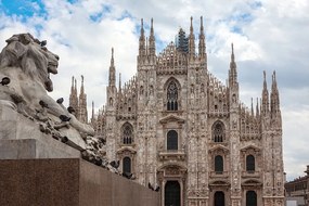 Samolepící fototapeta Milánská katedrála - 300x200 cm