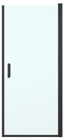 Oltens Rinnan sprchové dveře 100 cm sklopné černá matný/průhledné sklo 21209300
