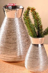 Paramit MARTA Váza stříbrná 10 cm